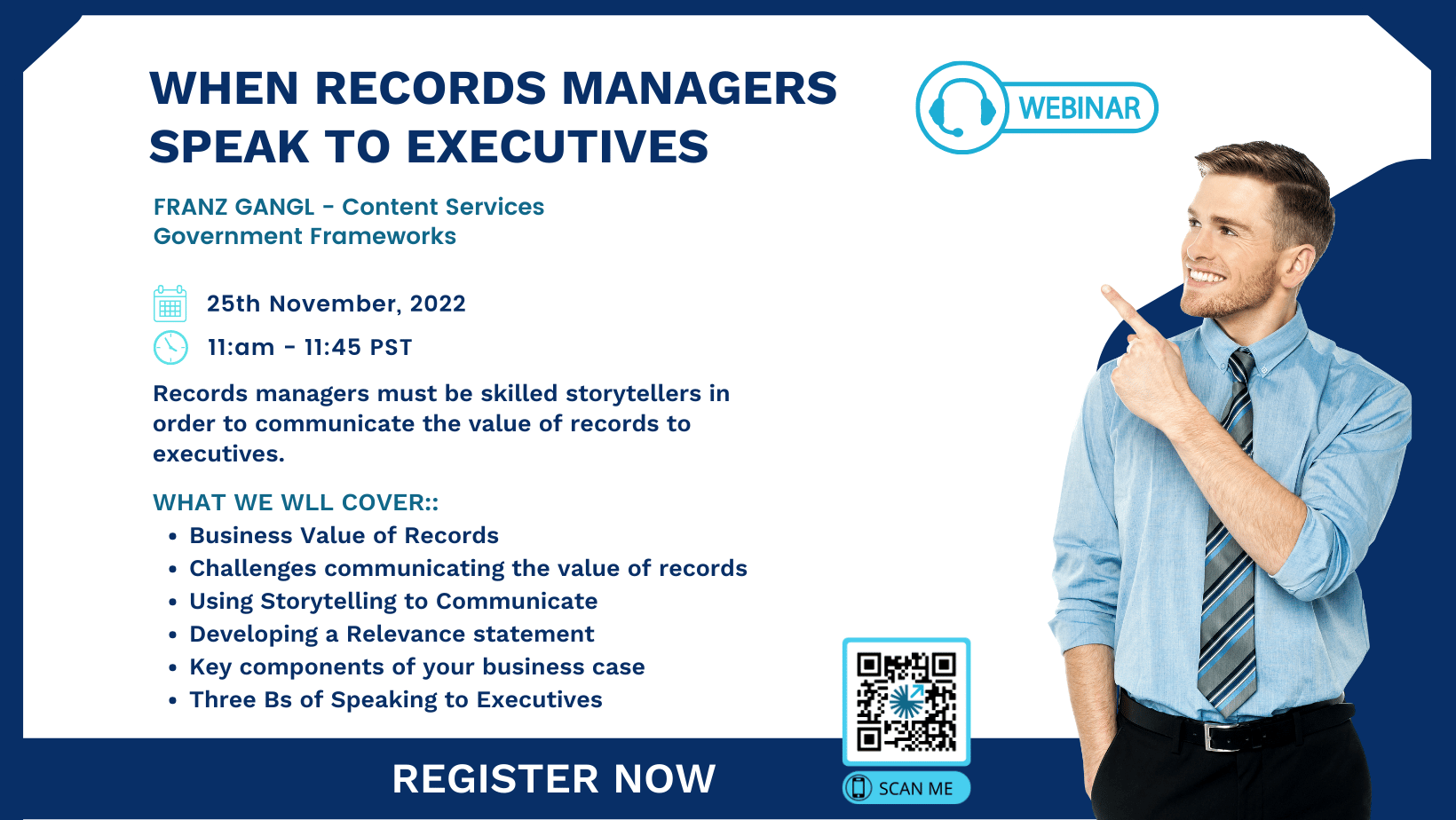 Webinar | When Records Managers Speak To Executives | Government ...